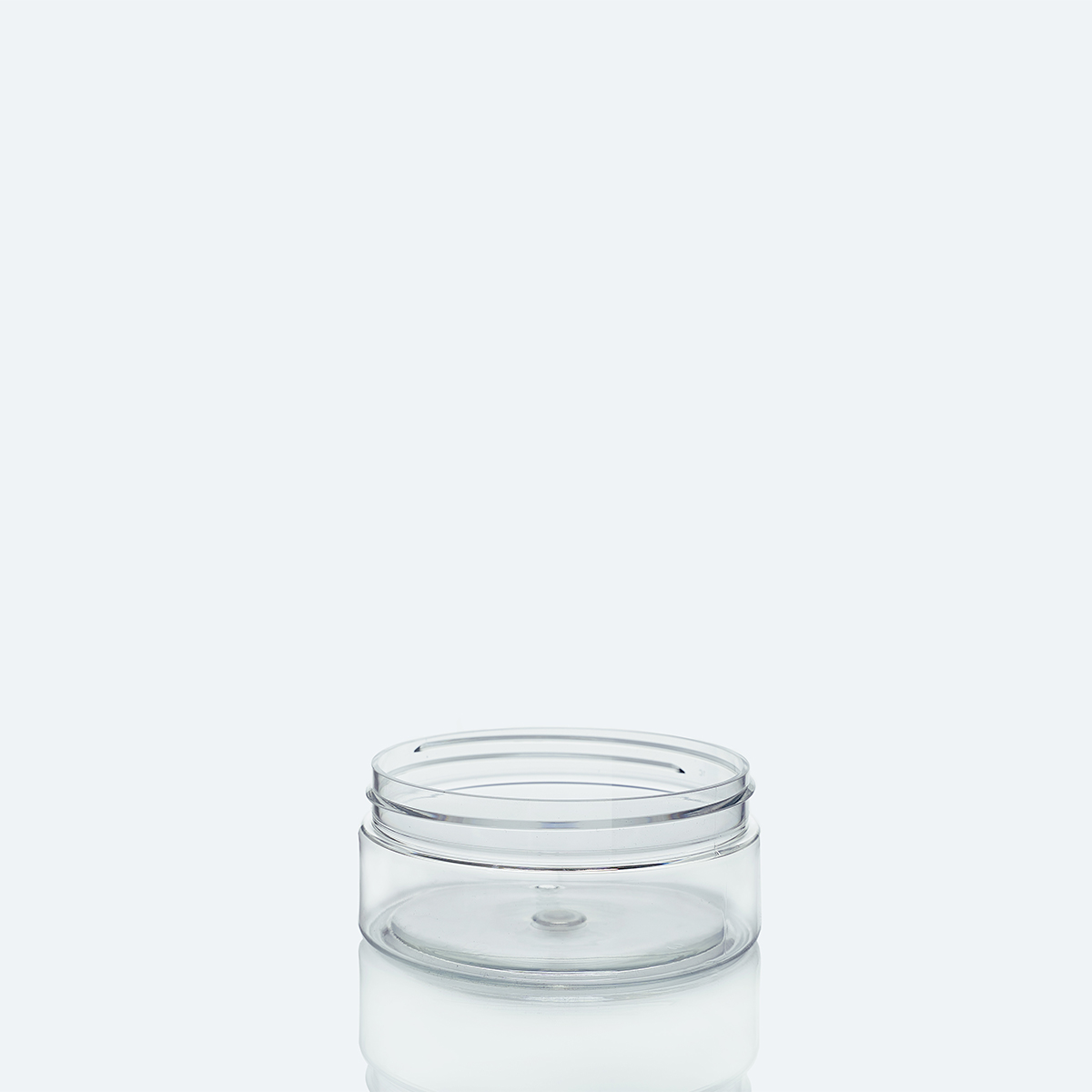 200ml 100/400 straight cylindrical jar - Plastikse
