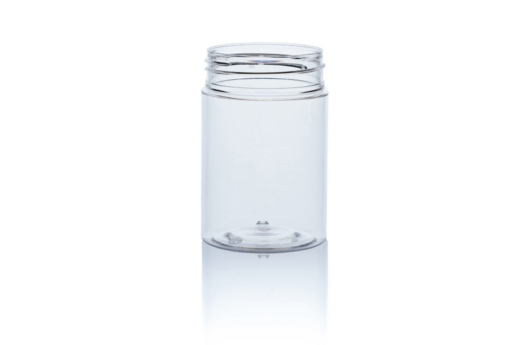 250ml 63/400 straight cylindrical jar - Plastikse
